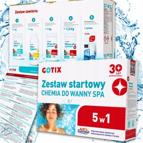 Chemie do bazénu Jacuzzi Spa Sada bazénové chemie s aktivním kyslíkem 7v1