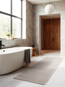 ELLE Decoration, Běhoun Perles 106186 Cream Grey z kolekce Elle, 80x240, šedá, ložnice