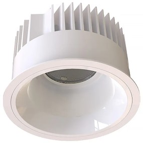 Vestavné kruhové svítidlo Takeo Round White Průměr: 160 mm, Teplota chromatičnosti / Stmívání: 3000 Kelvinů / Nestmívatelné, Úhel reflektoru: 30°