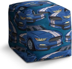 Sablio Taburet Cube Mustang Pattern - 60x60x60 cm