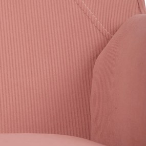 Relaxační křeslo ušák SIRI - růžový manšestr