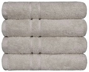 SCANquilt bavlněný ručník COTTONA šedobéžová osuška 70 x 140 cm