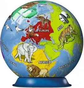 Ravensburger 3D Puzzle Malovaný globus / 72 dílů / od 6 let