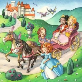 Ravensburger Hrající si princezny / 3x49 dílků / od 5 let