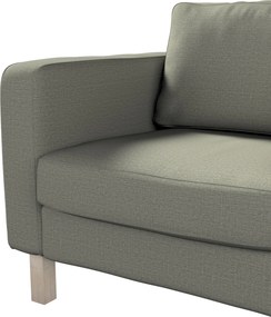 Potah na křeslo IKEA Karlstad, krátký barva šedá látka pletený vzor