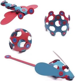 Clixo Itsy Flamingo  Turquoise Magnetická stavebnice / 18ks / od 4 let