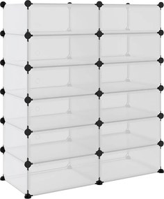 Botník průhledný 94,5 x 36,5 x 106 cm PP 340564