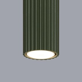 Sollux Lighting Stropní svítidlo KARBON 60 olivově zelené