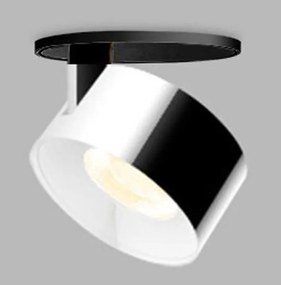 Podhledové svítidlo KLIP černá/chrom - 21507335 - LED2