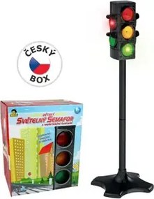 MaDe 94312 - Semafor na baterie s realistickými funkcemi 72cm