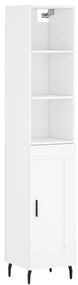 Skříň highboard bílá 34,5 x 34 x 180 cm kompozitní dřevo