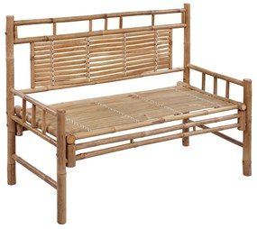 Zahradní lavice s poduškou 120 cm bambus,  3063892