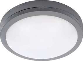 LED venkovní světlo WO781 Siena - kruh 23 cm, šedá