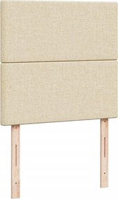 Box spring postel s matrací krémová 100 x 200 cm textil 3292697