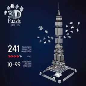 Ravensburger 3D Puzzle Iconics: Empire State Building (Noční edice) /
