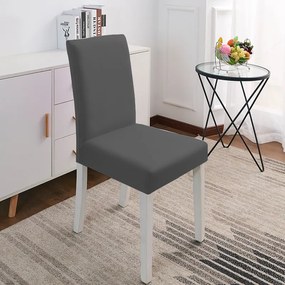 Elastické potahy na jídelní židle (1-10) Barva: Tmavě šedá