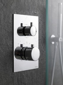 Sapho Kimura sprchová baterie podomítková termostatická box 3 výstupy chrom KU683