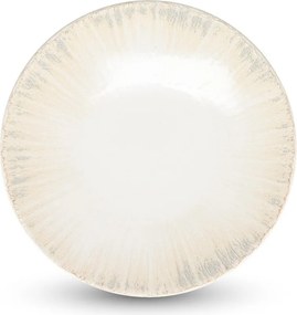 Světle šedý dezertní porcelánový talíř ø 21 cm Nuance – BonBistro