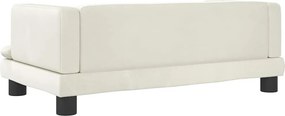 Pelíšek pro psy krémový 80 x 45 x 30 cm samet 171900