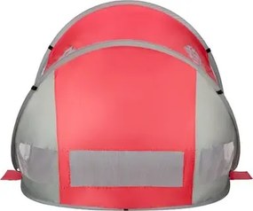 NILS Camp NC3142 červený / Samorozkládací plážový stan / 120 x 150 x 9