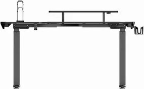 ULTRADESK WINGER černá / Herní elektrický nastavitelný stůl / 155 x 60
