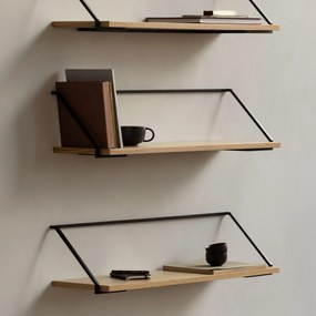 AUDO (MENU) Police Rail Shelf, Natural Oak