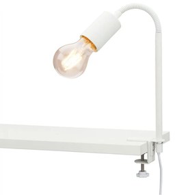 Lampa Briloner  se šroubovatelnou svorkou - E27 Barva: Bílá