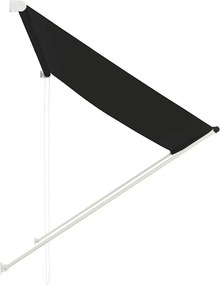 Zatahovací markýza antracitová 200 x 150 cm 143759