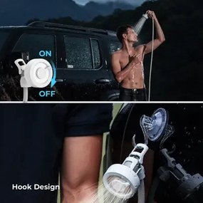 Flextail Max Shower bílá (403701000109) / Přenosná sprcha / průtok 2,2