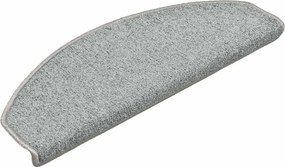 Schodové rohože 30 ks 65 x 24 x 4 cm světle šedé, půlkulaté, velké 3365762