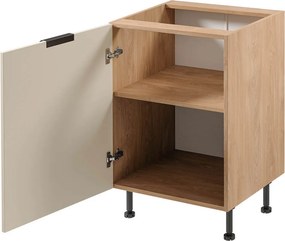 SORENTO pz | dolní skříňka D60 s dvířky | 60 cm | LEVÁ | puccini/béžová
