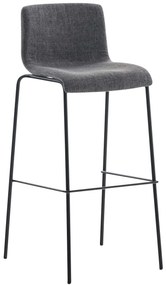 Barová židle Pelham - látkové čalounění | světle šedá