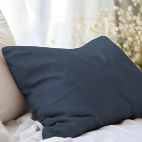 Mušelínové prodloužené povlečení Navy Velikost: 140 x 220 + 70 x 90