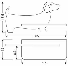 Růžové dětské svítidlo Dog – Candellux Lighting