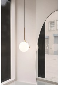 Flos F3175059 IC Lights S1, designové závěsné svítidlo, 1x60W E14, mosaz, prům. 20cm