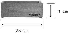 Butlers STANDARD SUPPLY Dřevěná bedýnka 28 cm