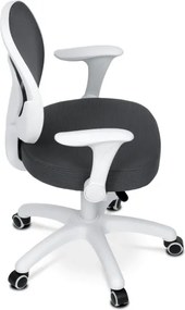 Dětská otočná židle šedá KA-K1062 GREY