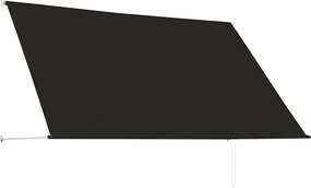 Zatahovací markýza antracitová 250 x 150 cm 143760