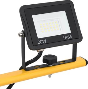 LED reflektor se stojanem 2 x 20 W studené bílé světlo 149659