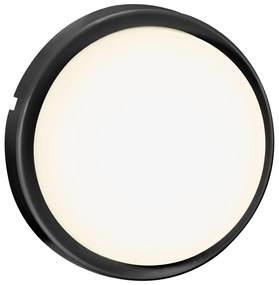NORDLUX LED stropní venkovní osvětlení CUBA, 14W, teplá bílá, kulaté, černé 2019171003