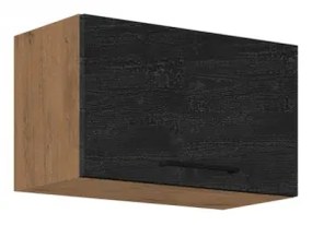 Horní skříňka Woodline 60 GU-36 1F, Barva: dąb lancelot / dark wood
