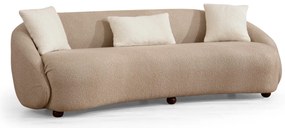 HANAH HOME třímístná pohovka NAPOLI hnědá 569HLN1138