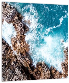 Obraz skal a moře (30x30 cm)