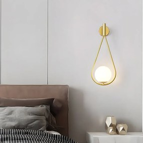 Toolight Nástěnné osvětlení Modern G094-1W zlaté