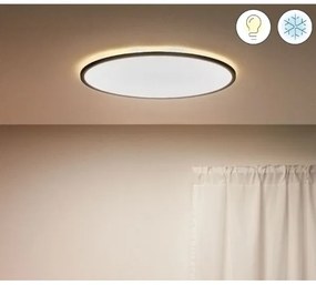 WiZ - LED Stmívatelné stropní svítidlo SUPERSLIM LED/32W/230V černá Wi-Fi