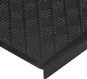 Nášlapy na schody 10 ks 25 x 75 cm guma 155643