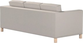 Potah na pohovku IKEA  Karlanda 3-místná nerozkládací, krátký barva béžová látka pletený vzor