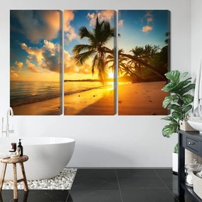 Vícedílný obraz Tropická Pláž V Punta Cana, Dominikánská Republika Nedostatek Nedostatek Plátno Canvas 180x120