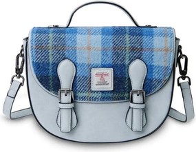 Kabelka The Medium Cobble Satchel Blue Tartan - Islander