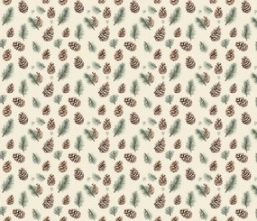 Bavlněné povlečení PINE CONES barevné Rozměr povlečení: 70 x 90 cm | 140 x 200 cm